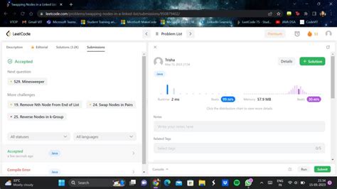 Trisha Banerjee On Linkedin 100daysofcodechallenge Drgvishwanathan
