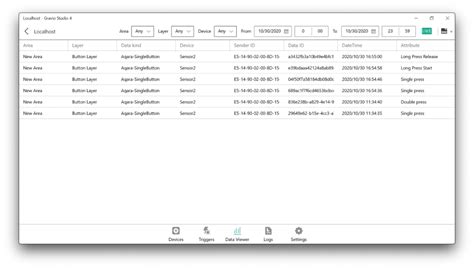 Data Viewer Tab Gravio Documentation The Node Computing Platform 1