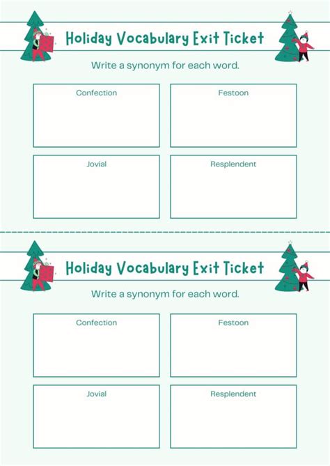 Free Printable Exit Ticket Templates You Can Customize Canva