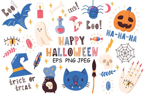 Cute Happy Halloween Clip Art