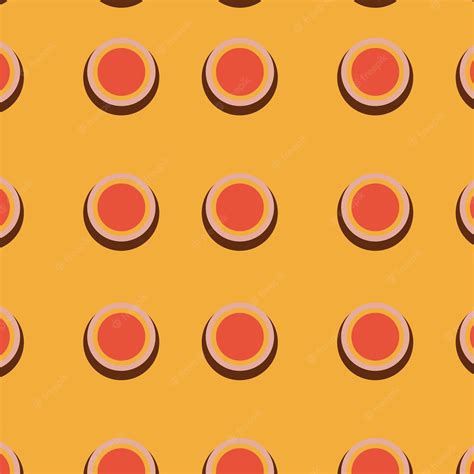 Premium Vector Seamless Pattern With Circles Vector Repeating Pattern