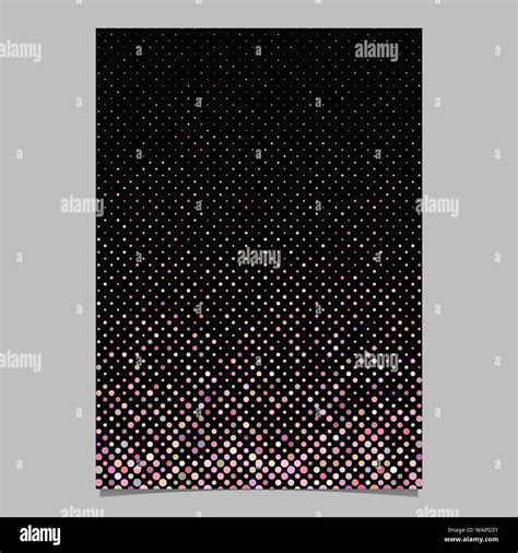 Abstract Geometric Circle Pattern Background Flyer Template Vector