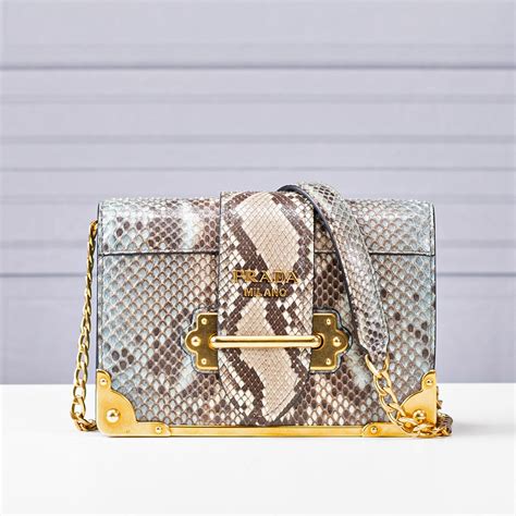 Prada Python Cahier Bag Handbag Social Club