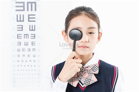 Visual Acuity Test For Girls Picture And HD Photos Free Download On Lovepik