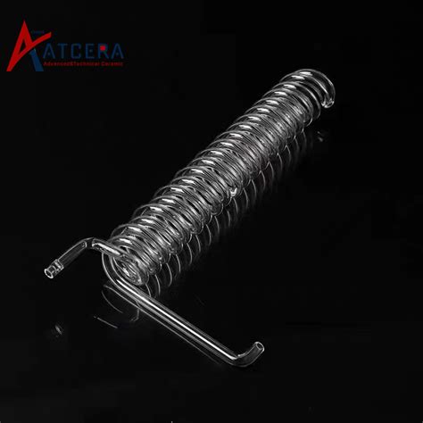 Quartz Helical Tube Fused Silica Spiral Tubing Supplier Atcera
