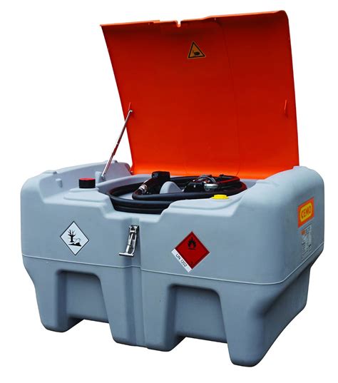 Station Cuve Mixte Ravitaillement 440l Fuel Et 50l Adblue 12v Cemo