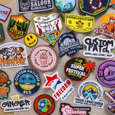 Custom Embroidery Patches Super Label Store