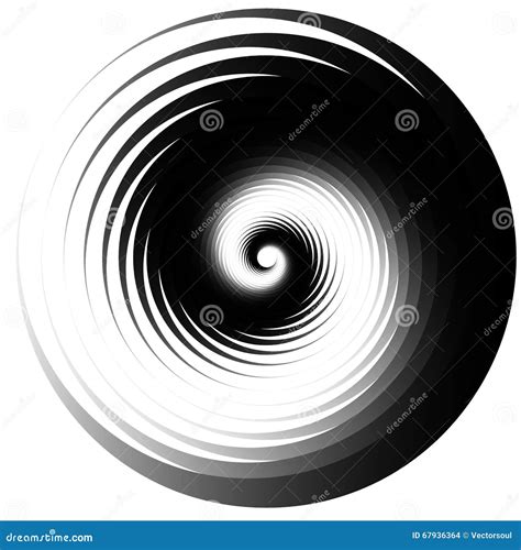 Concentric Converging Circles Abstract Vortex Spiraling Graphics