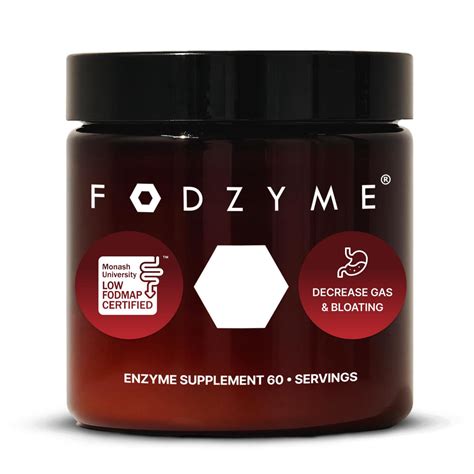 Fodzyme Home Kit Digestive Enzymes For Gut Comfort Bloating Relief 6