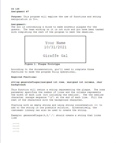 Cs 135 Assignment 7 Purpose This Program Will