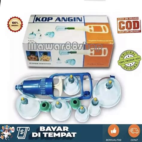 Kop Angin Lengkap Isi 6 Cup Alat Bekam Untuk Mengobati Masuk Angin Dan Kesehatan Badan