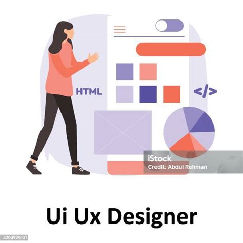 쉽게 수정하거나 편집할 수 있는 Ui Ux 디자이너 벡터 일러스트레이션 개발에 대한 스톡 벡터 아트 및 기타 이미지 개발 그래픽 사용자 인터페이스 디자인 Istock