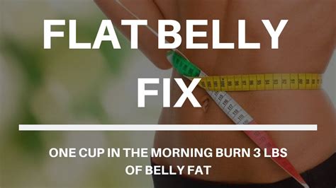 Flat Belly Fix Review The Flat Belly Fix Tea Recipe Youtube