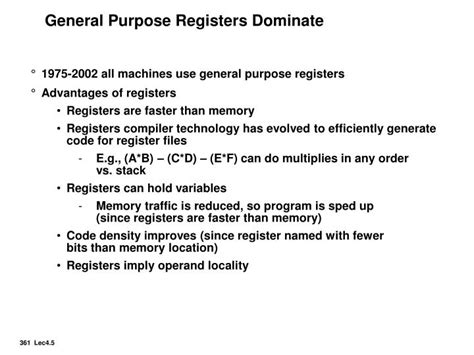 Ppt Ece 361 Computer Architecture Lecture 4 Mips Instruction Set Architecture Powerpoint