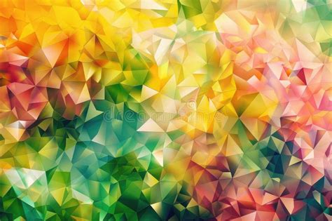 abstract colourful geometry polygon with multiple shade hue and