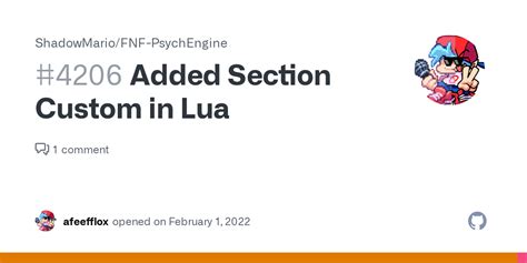 Added Section Custom In Lua · Issue 4206 · Shadowmario Fnf Psychengine