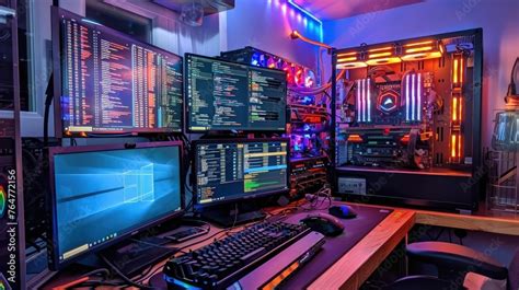 Custom Mining Rig Setup Showcasing Personalization And Optimization For Peak Crypto Mining