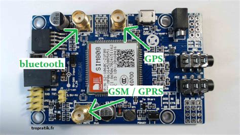 Carte De Développement Sim808 Evb V32 Tropratik