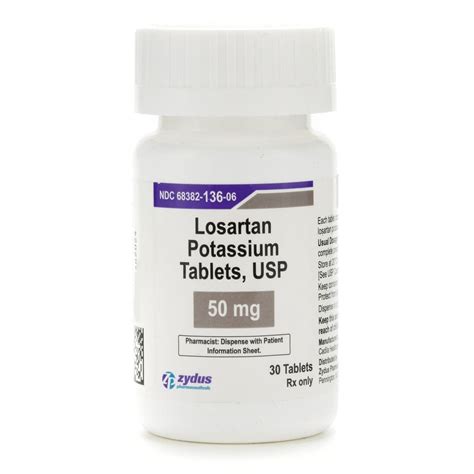 Losartan 50mg Tablets 30bottle Mcguff Medical Products
