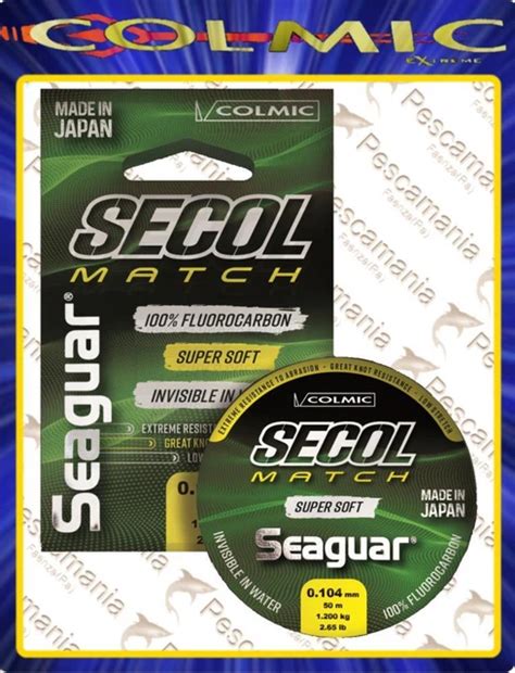 Seaguar Secol Match Fluorocarbone 100 Made In Japan ø0 10 ø0 235 Mt 50 Eur 20 85 Picclick Fr