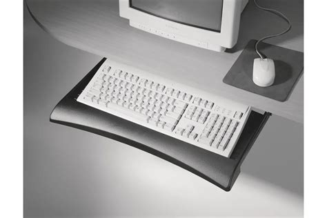 Keyboard Tray With Sloped Edge