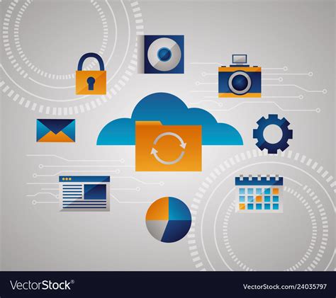 Cloud Computing Concept Royalty Free Vector Image