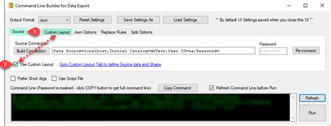 Export Create Json File In Informatica From Sql Query Database