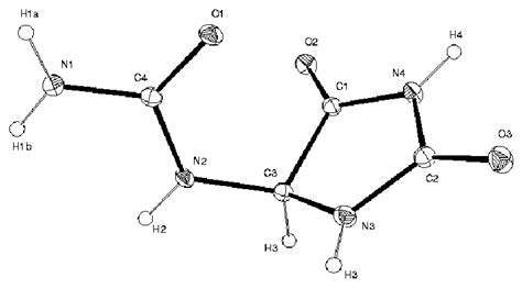 Molecular Structure Of Natural Allantoin From U Esculenta Download