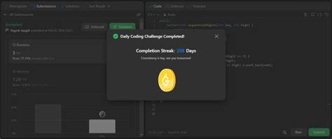 Yogesh Jangid On Linkedin Its Day 208 Of The 365 Days Of Leetcode