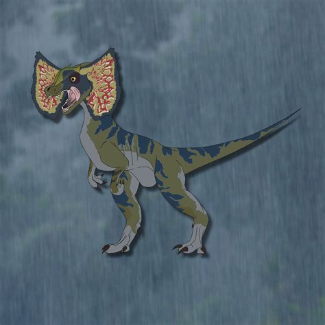 Jurassic Park Dilophosaurus By Ethereality1 On Deviantart
