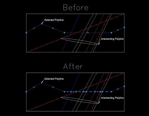 Solved Add Vertices To Selected Polyline At Intersecting Lines Autodesk Community