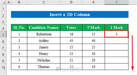 How To Make A Tally Chart In Excel 3 Easy Methods Exceldemy
