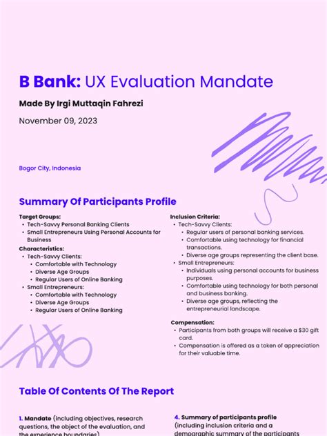 user research report template community pdf usability user