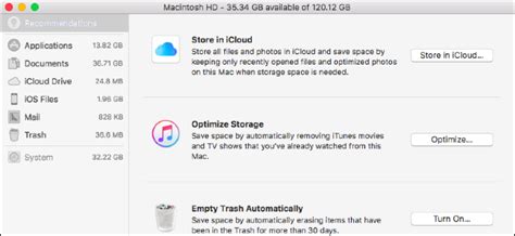 How To Automatically Free Up Storage Space With MacOS Sierra