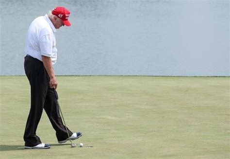 Donald Trump Caught Cheating At Golf Again