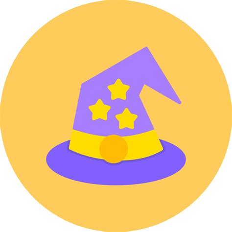 Wizard Hat Creative Icon Design 15965678 Vector Art At Vecteezy