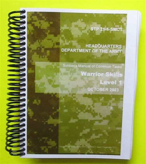 Stp 21 1 Smct Warrior Skills 2023 Mini Size My Army Publications
