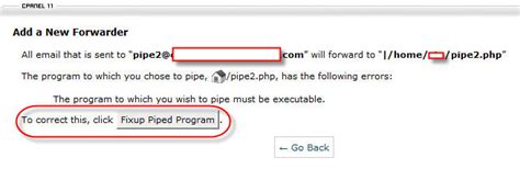 php cpanel email forwarder pipe to program not working stack overflow