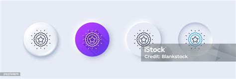 우승자 별 선 아이콘입니다 수상 메달 표시 선 아이콘 벡터 3차원 형태에 대한 스톡 벡터 아트 및 기타 이미지 3차원 형태 Nomination 고급 Istock