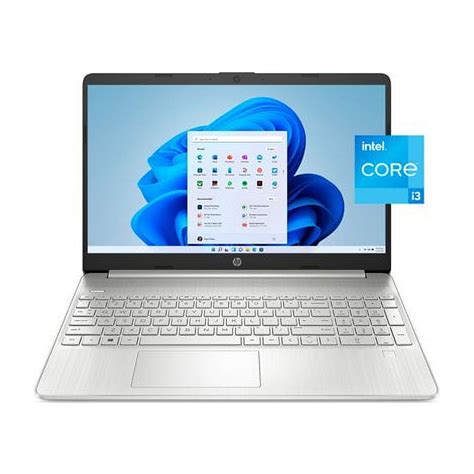 HP 15.6" FHD Laptop, Intel Core i3-1215U, 8GB RAM, 256GB SSD, Silver ...