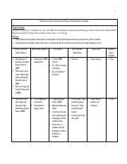 Planning Matrix Example Pdf Performance Analysis Organizational Diagnosis Planning