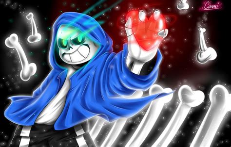 Sans With Frisks Soul By Camilaanims On Deviantart Undertale