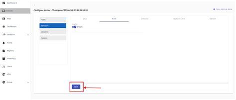 how to enable or disable the wan connection in rc500