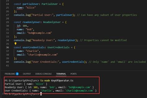 Understanding Typescript Keyof Operator