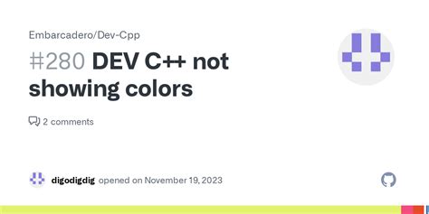 DEV C Not Showing Colors Issue Embarcadero Dev Cpp GitHub