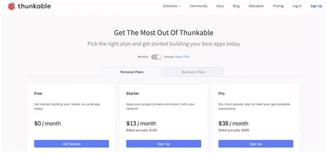 Thunkable Web App E Mobile App Native In No Code