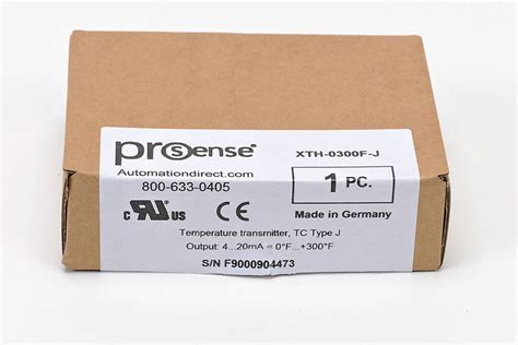 Temperature Transmitter 0 To 300 Deg F Fixed Pn Xth 0300f J Automationdirect