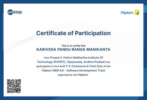 Kariveda Pandu Ranga Manikanta On Linkedin I Had The Opportunity To Participate In The Level 1