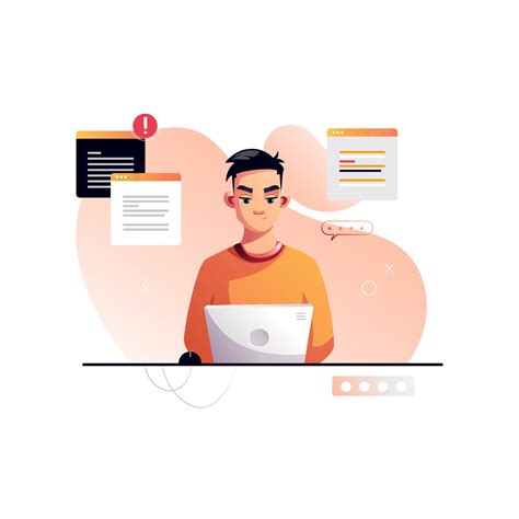 programmer concentrated at working project developing programming and