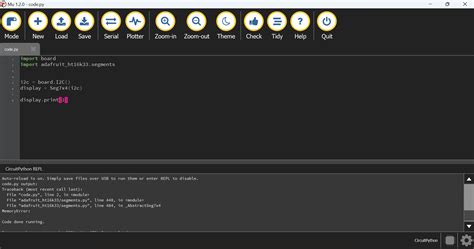What Is My Issue Here Why Is My Board Adafruit Qt Py Running Out Of